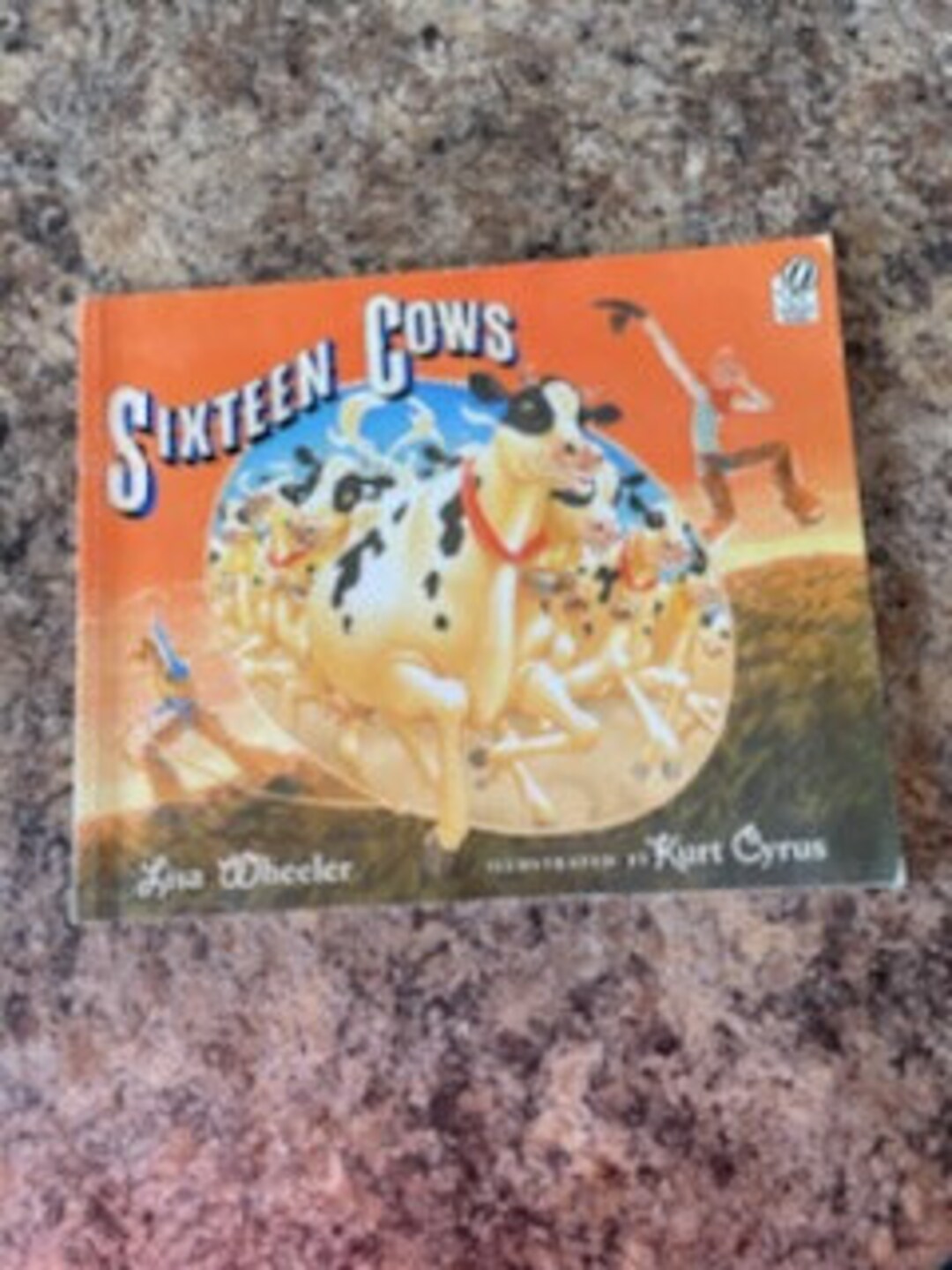 Paperback Children's Cowboy Farm Cow Holstein Book, Sixteen Cows by ...
