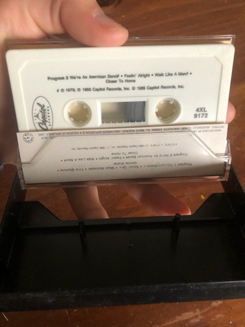 Vintage 1985 Cassette Tape the Best of GRAND FUNK, 1980s Cassettes ...