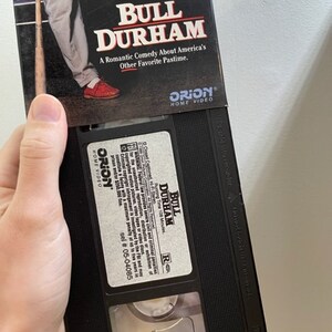 BULL DURHAM VHS Movie Tape, Bull Durham Vhs With Kevin Costner and ...