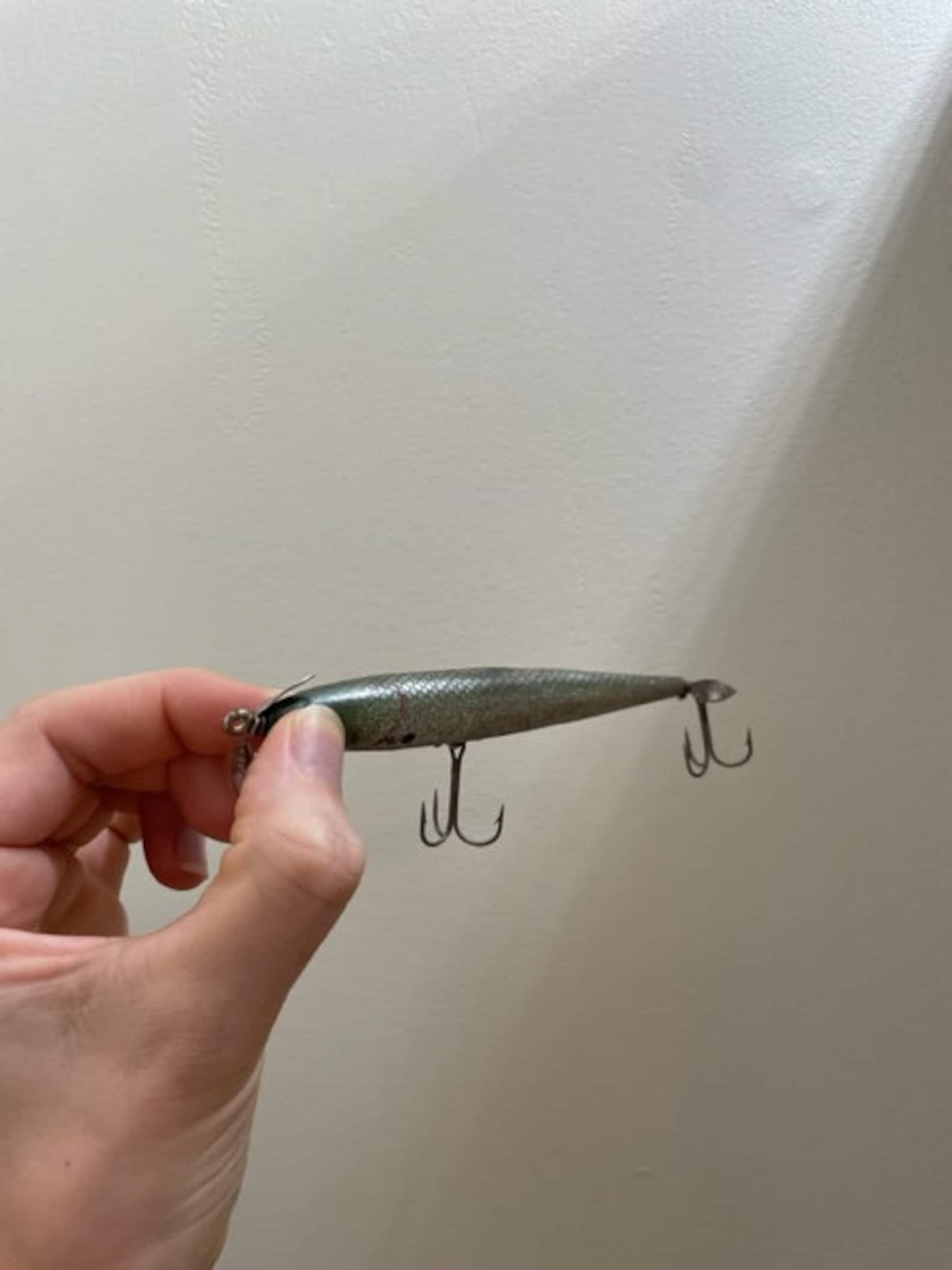 Heddon Wood Surface Cobra Fishing Lure, Vintage Heddon Surface Cobra ...