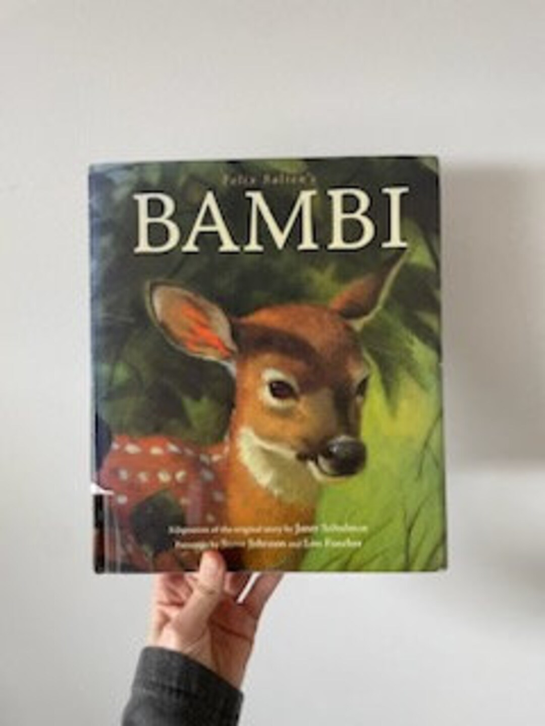 Large Hardcover Children's Picture Book, Felix Salten's BAMBI, Adaption ...