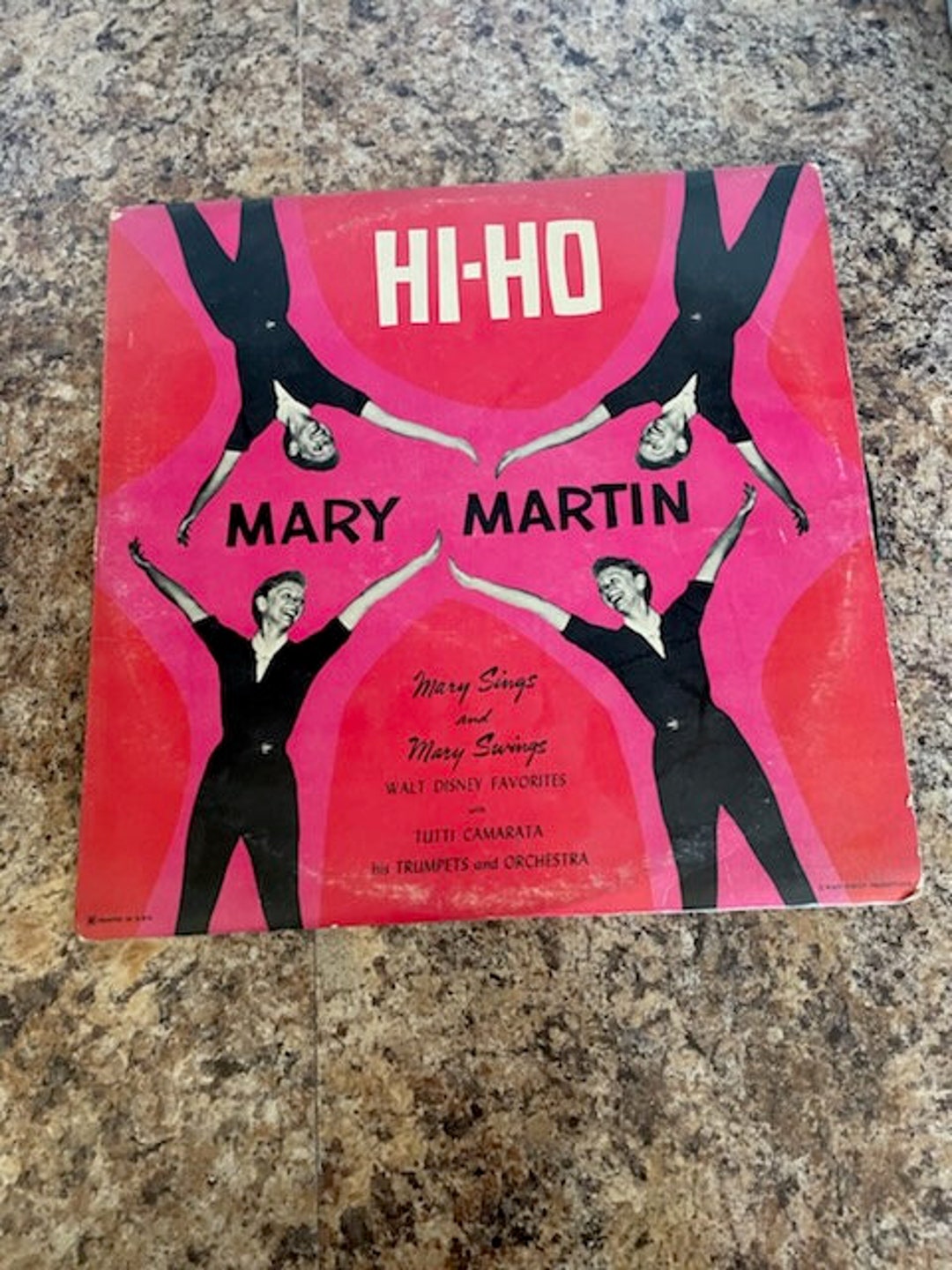Disneyland Records WDL1038 Printed in USA Hi-ho Mary Martin Mary Sings ...