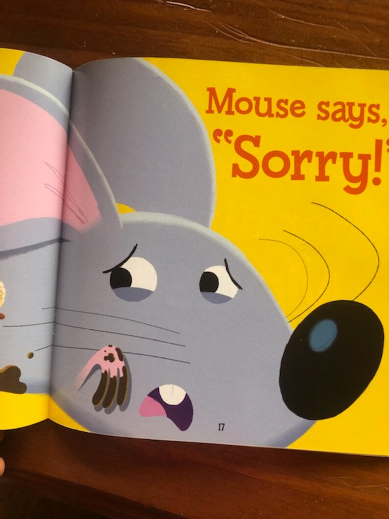 Hello Genius Paperback Mouse Says sorry by Michael - Etsy