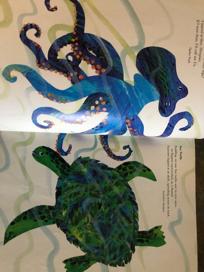 Hardcover Eric Carle's ANIMALS ANIMALS Illustrated | Etsy