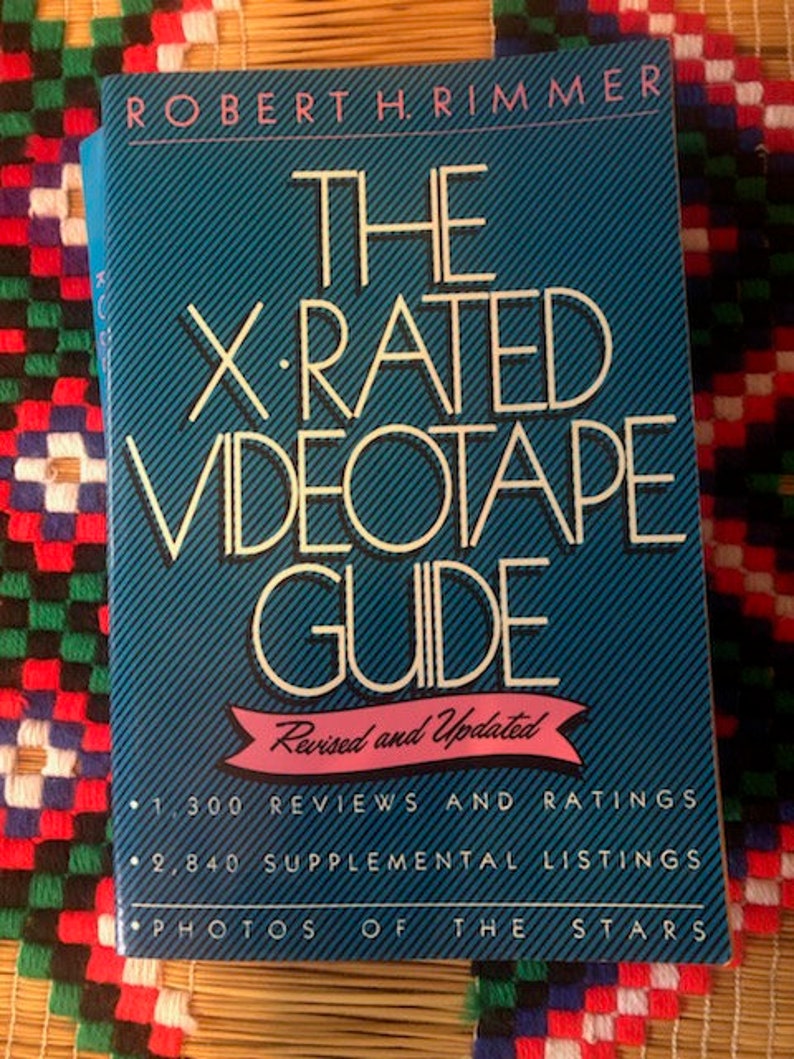 1980s the X-rated Videotape Guide by Robert H. Rimmer 80s - Etsy UK