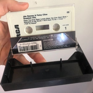 1980s Cassette Tape, Jim Reeves and Patsy Cline Greatest Hits, RCA ...
