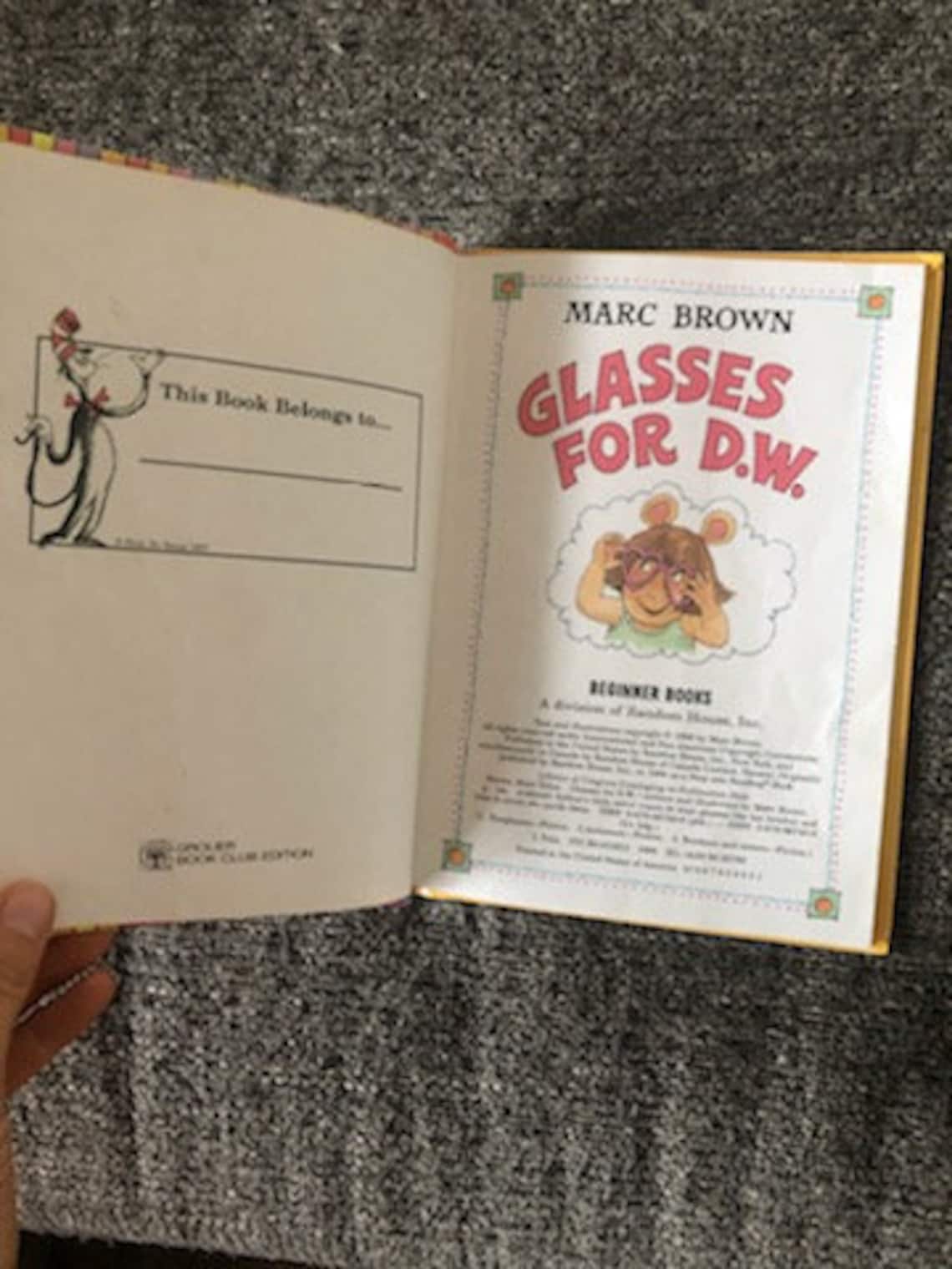 1996 Hardcover Marc Brown's Arthur and DW Glasses for - Etsy