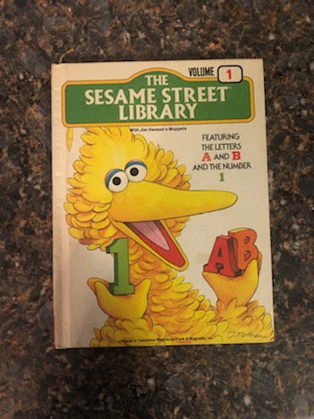 1970s Hardcover Sesame Street Children's Book, the Sesame Street ...