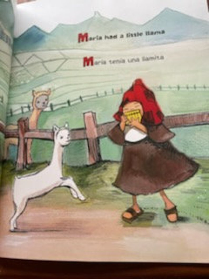 Paperback Maria Had a Little Llama / María Tenía Una Llamita: - Etsy