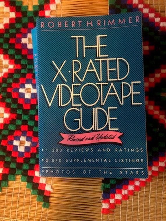 1980s the X-rated Videotape Guide by Robert H. Rimmer 80s - Etsy UK