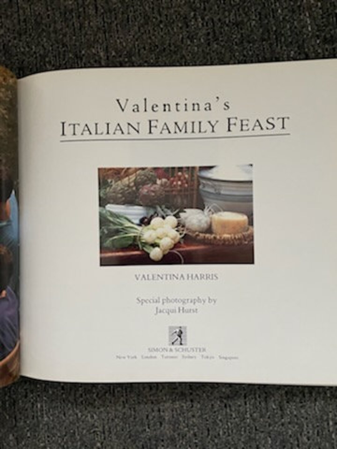 1990 Vintage Hardcover Valentina's Italian Family Feast, Valentina ...