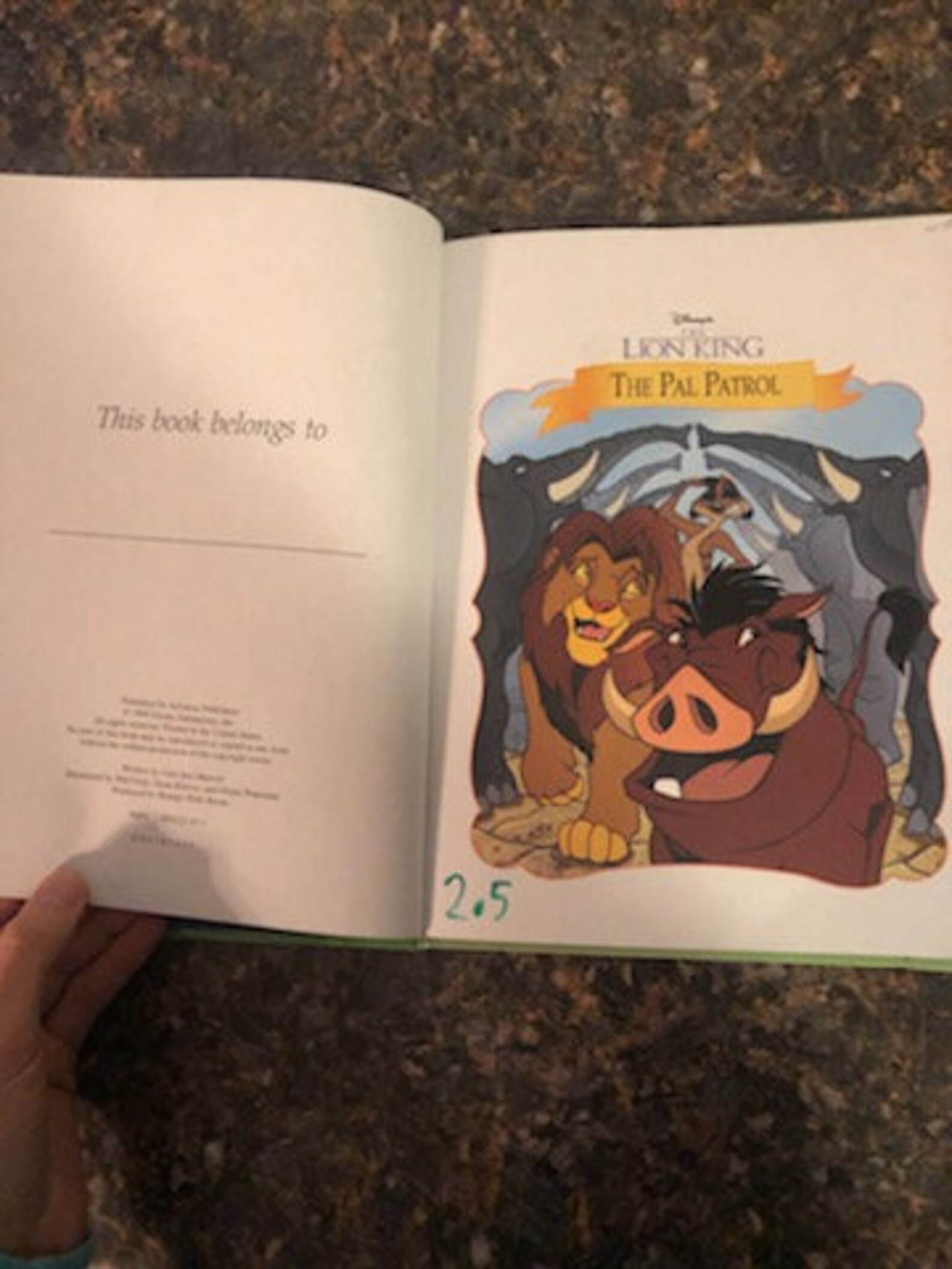 1998 Disney's Storytime Treasures Library Volume 1, Disney's the Lion ...