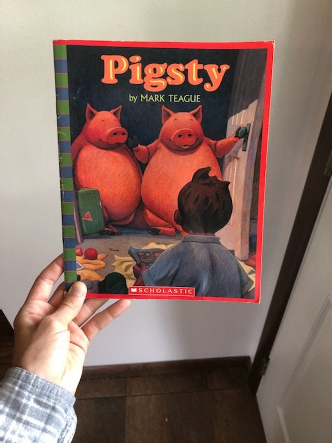 Vintage Scholastic Paperback Children's Book, Pigsty by Mark Teague ...