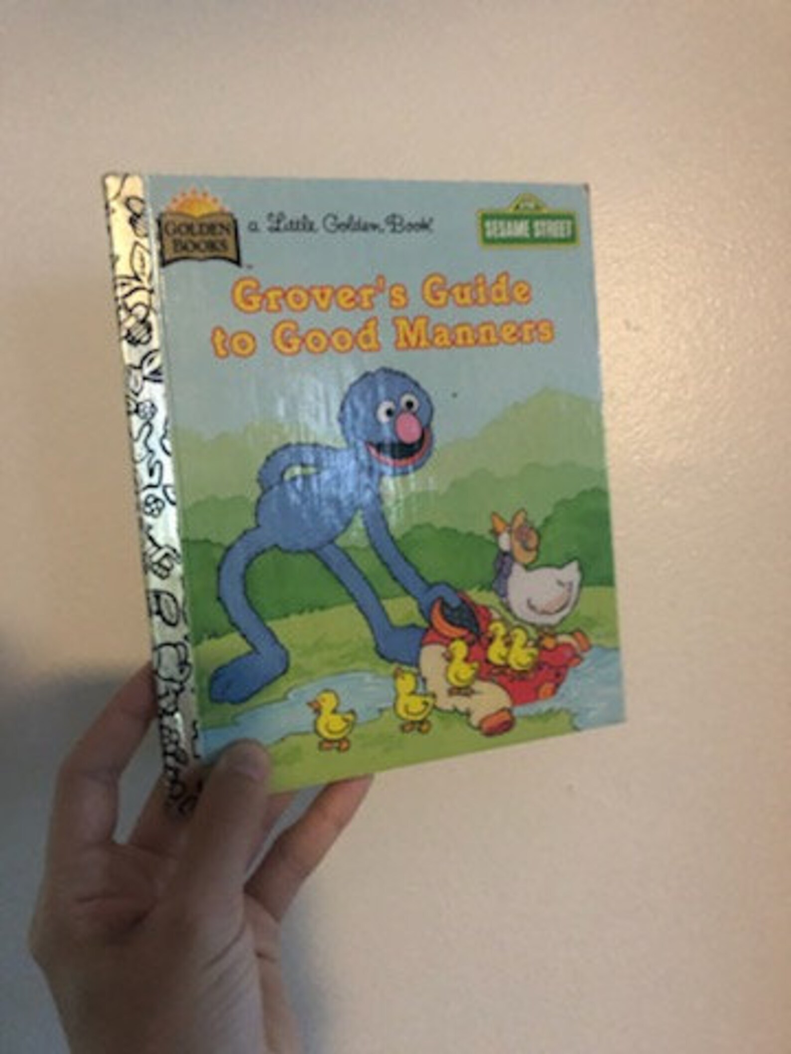 1992 Hardcover Little Golden Book Sesame Street Groover's - Etsy