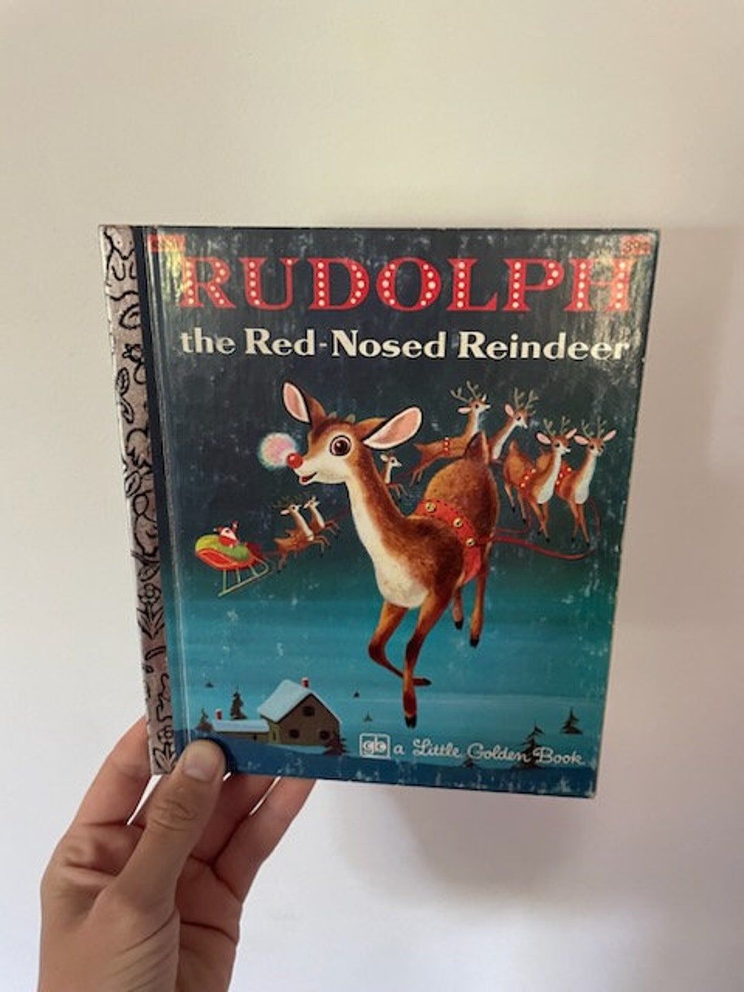 1982 452-31 Rudolph the Red-nosed Reindeer A Little Golden Book ...