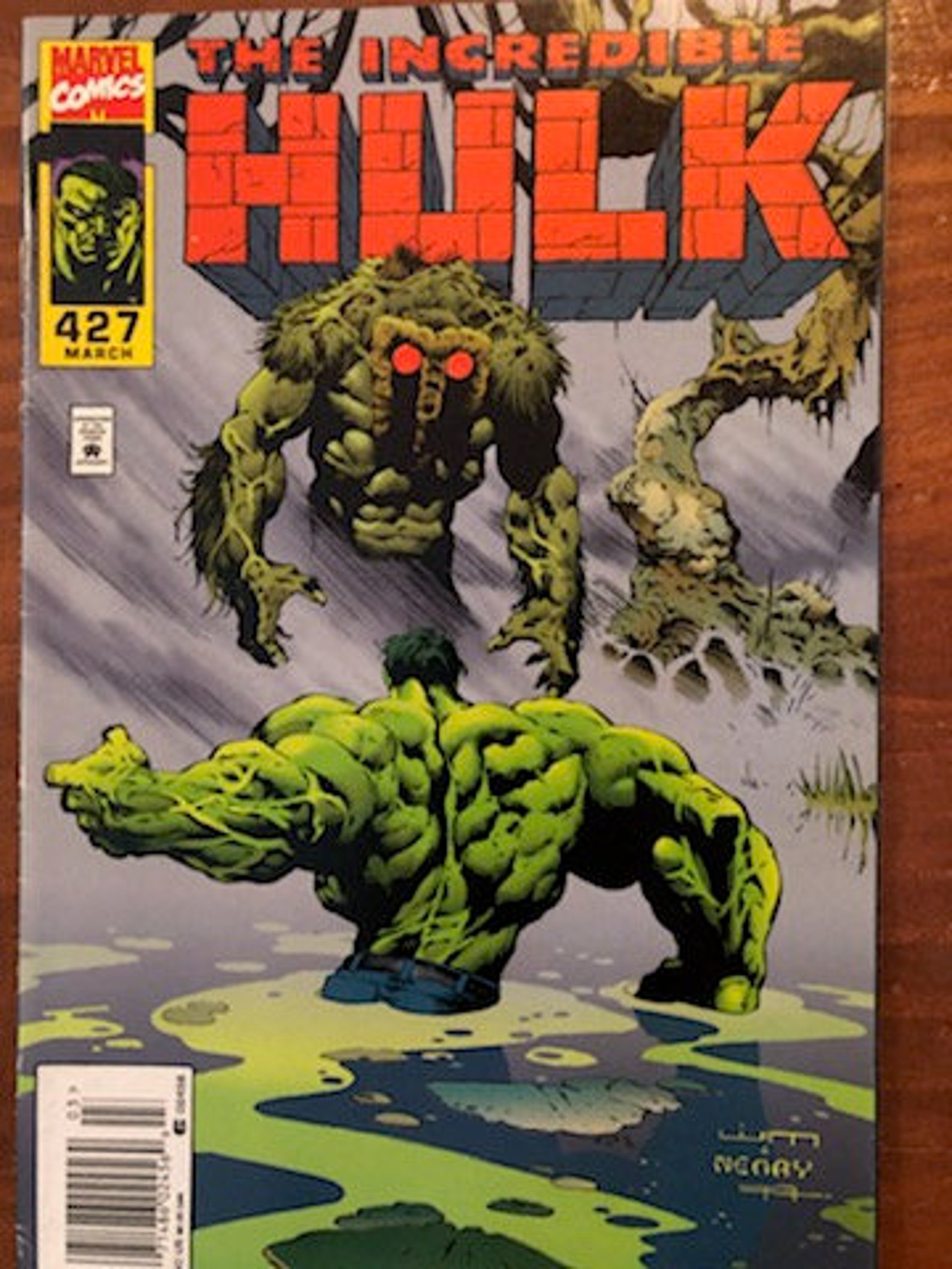 1995 Marvel Comics 427 March the Incredible Hulk Comic, the Hulk, the ...