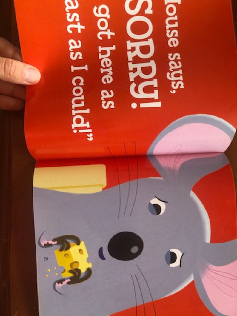 Hello Genius Paperback Mouse Says sorry by Michael - Etsy