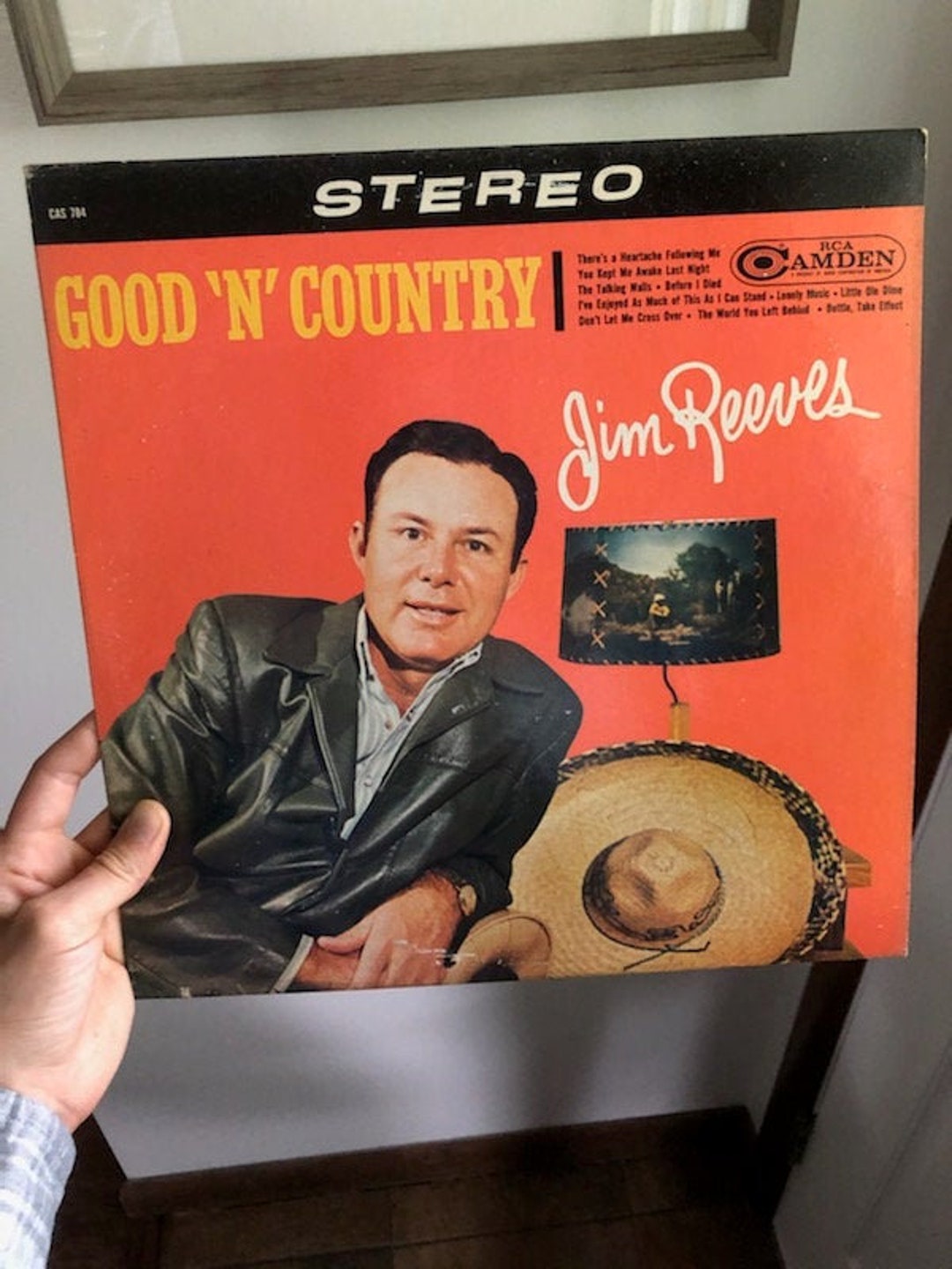 Vintage Jim Reeves LP Vinyl Record, Jim Reeves Good 'N' Country 1964 ...