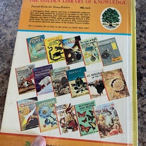 1961 Golden Library of Knowledge Hardcover69 Cents Flying Animals the ...