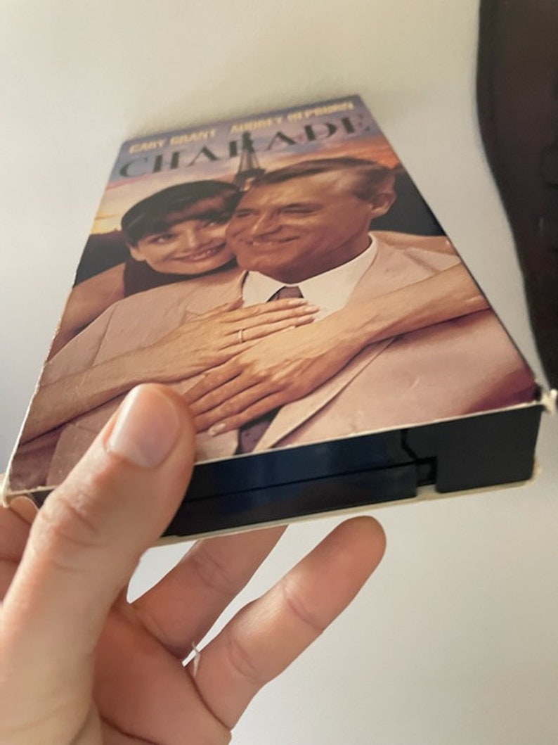 Vintage CHARADE VHS Tape, Cary Grant and Audrey Hepburn, Charade VHS ...