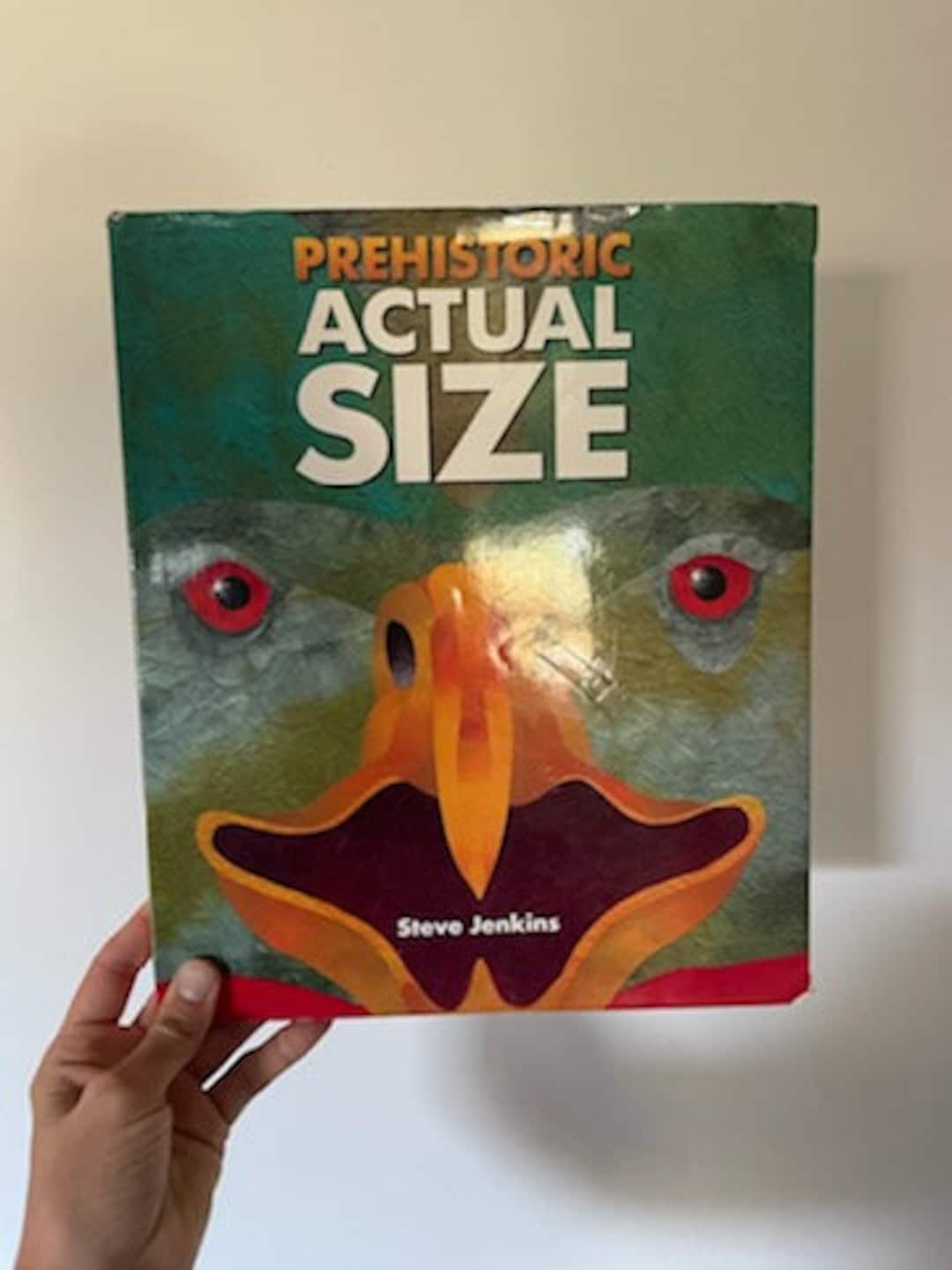 Large Hardcover Children'sprehistoric Animals Book, Prehistoric Actual ...