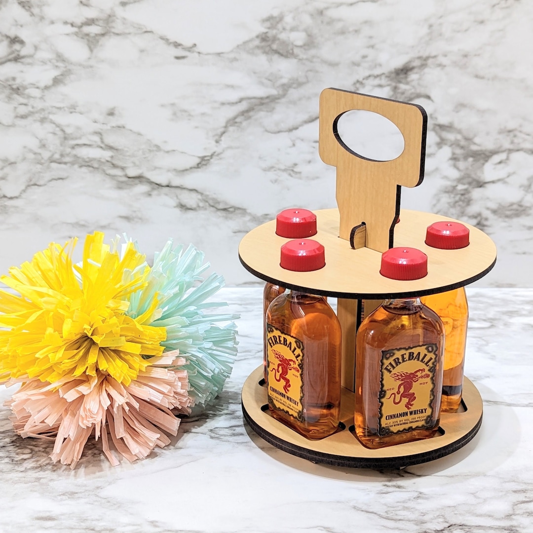 Mini Fireball Liquor Caddy Mini Shooter Stand Unique Gift - Etsy