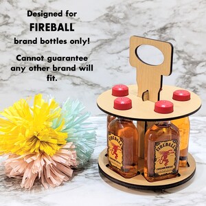 Mini Fireball Liquor Caddy Mini Shooter Stand Unique Gift - Etsy