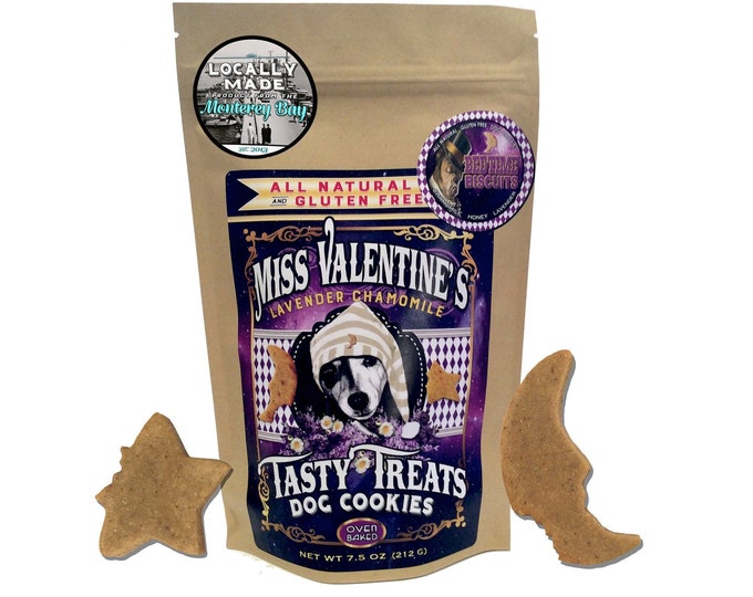 Bedtime Biscuits : Lavender Chamomile All Natural, Gluten Free Dog ...