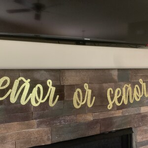 Señor or Señorita Banner, Senor or Senorita Gender Reveal, Fiesta ...