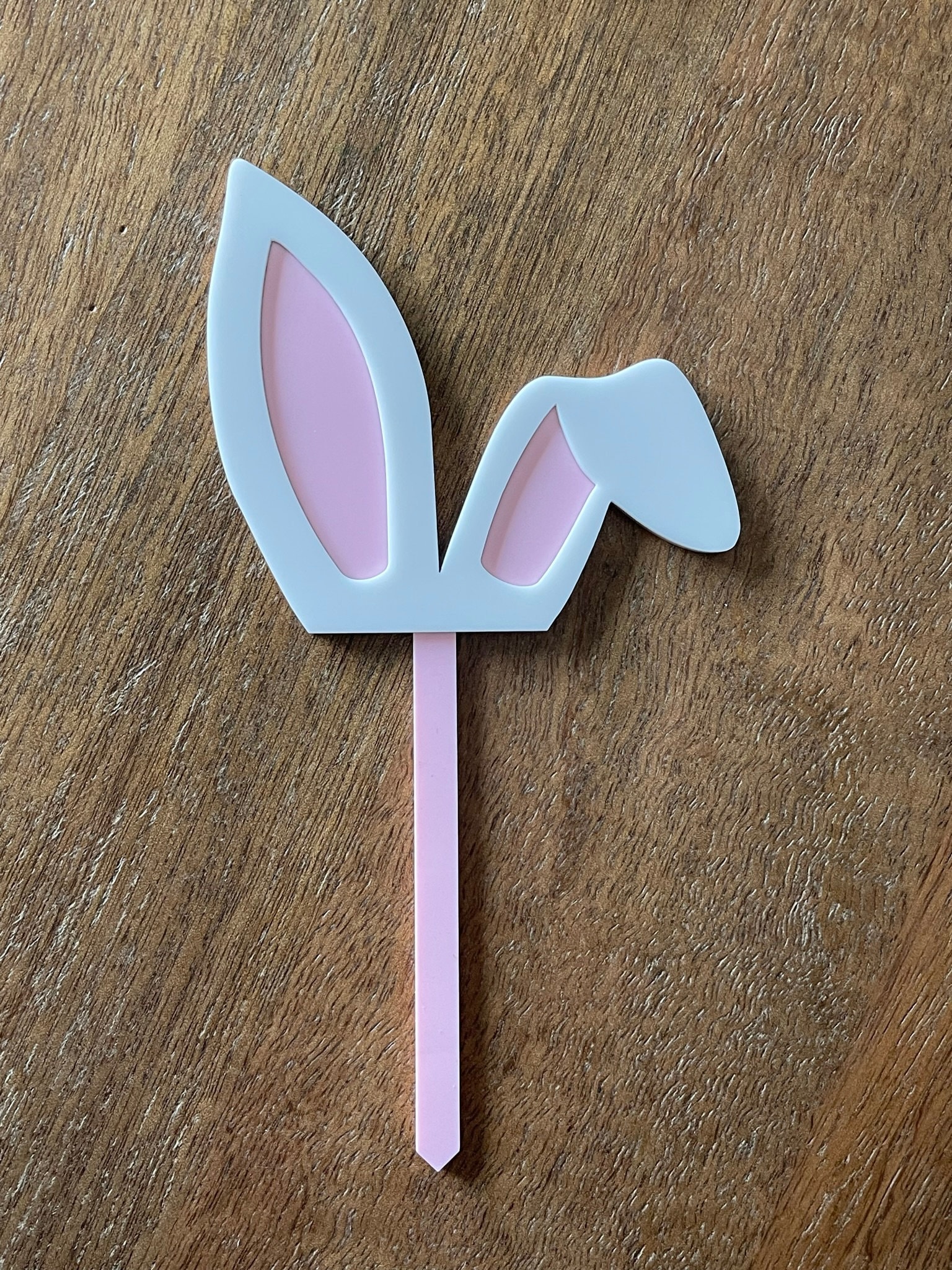 Acrylic Bunny Ear Cake Topper: Easter, Birthday, Shower Decor - Etsy