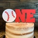 Baseball One Cake Topper, Baseball First Birthday, Baseball Birthday ...