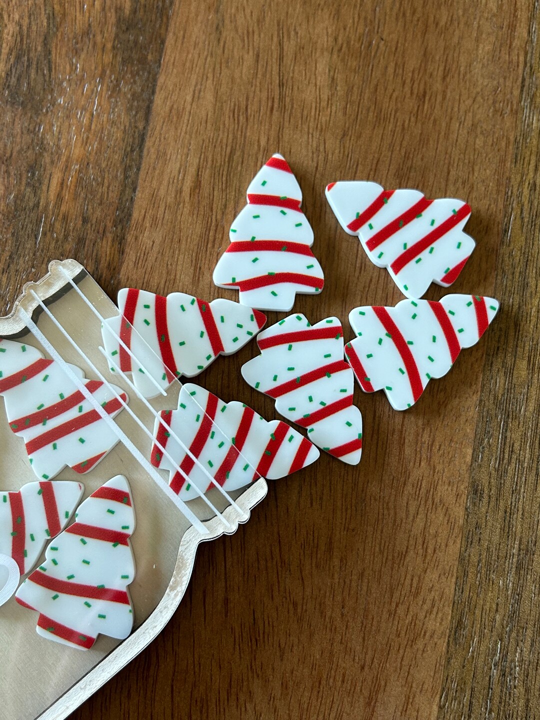 Christmas Tree Tokens, Classroom Reward Jar Tree Cake Tokens, Reward ...