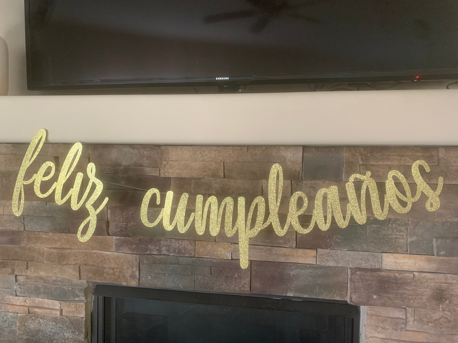 Feliz cumpleaños banner happy birthday decorations feliz | Etsy