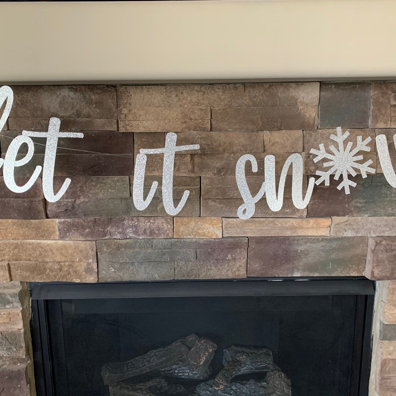 Let It Snow Banner - Etsy