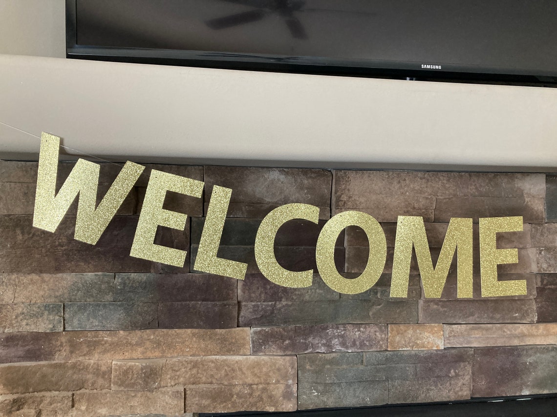Welcome Home Banner Welcome Home Sign Welcome Home Party | Etsy