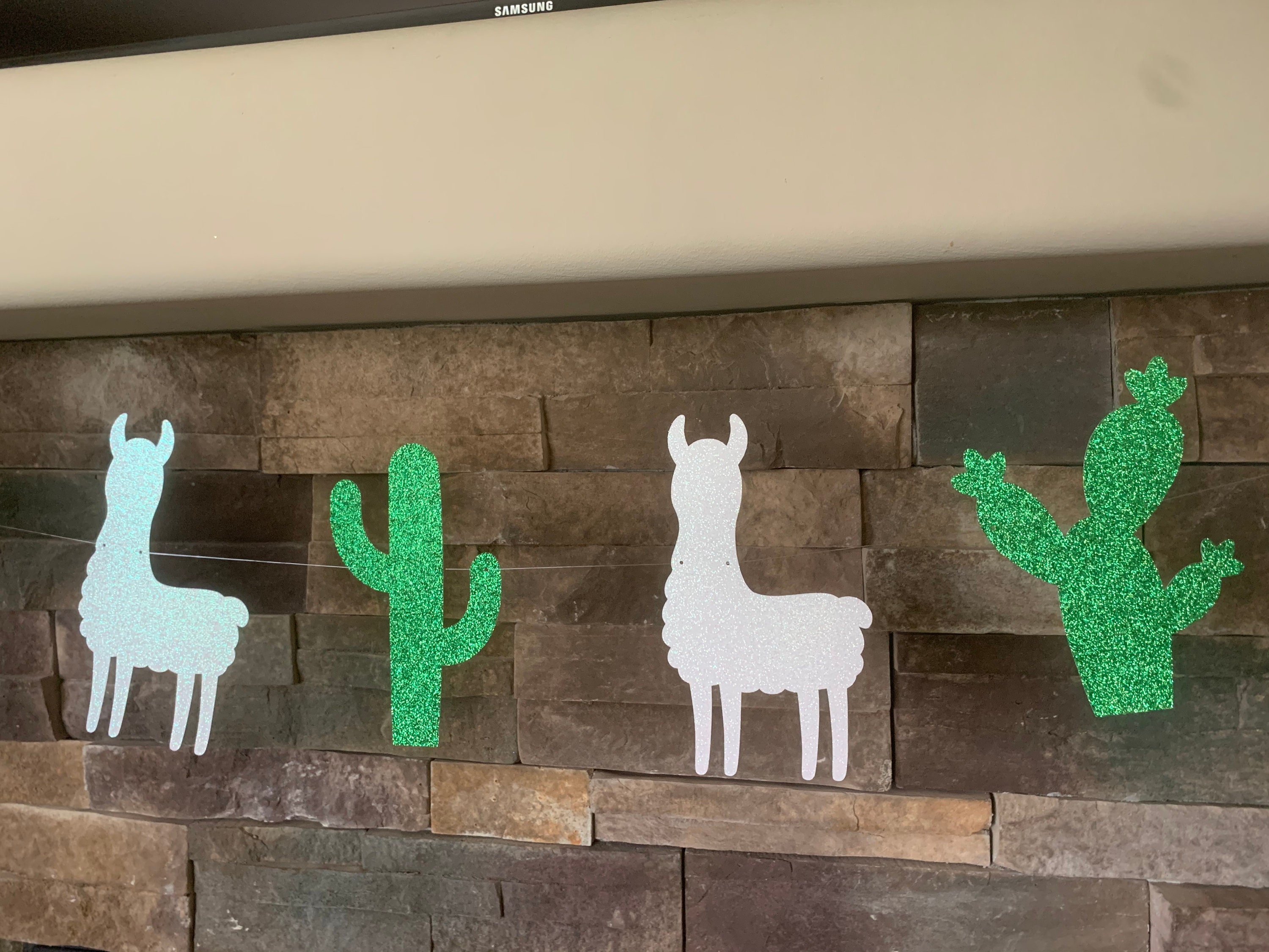 Llama Banner Llama Decorations Llama Baby Shower - Etsy