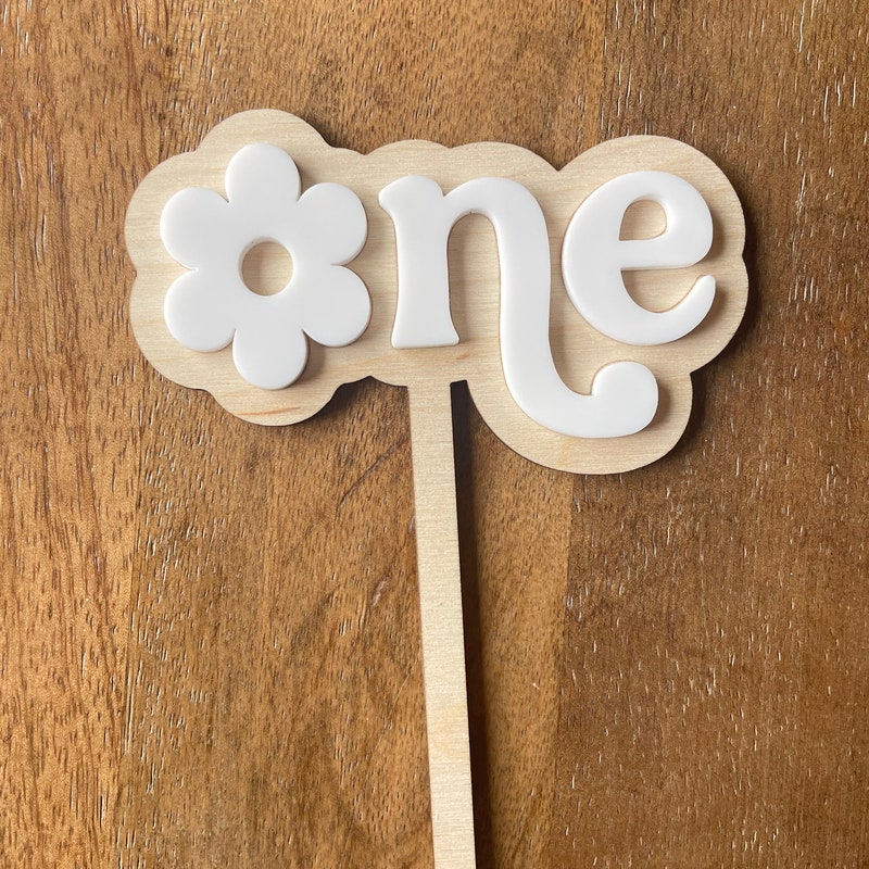 Flower Cake Topper - Etsy