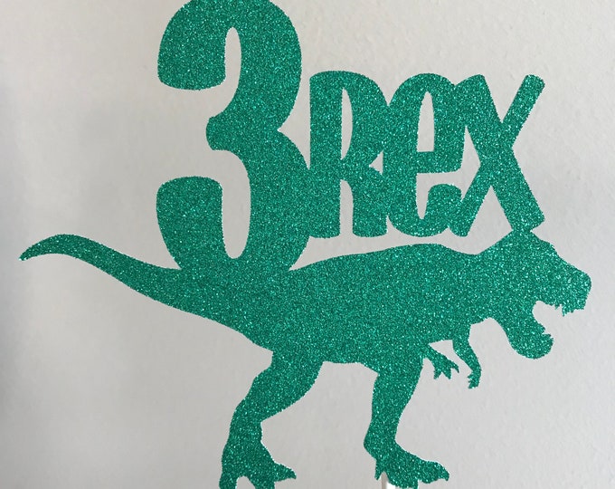 Three Rex Banner / Three Rex / Three Rex Birthday / Dinosaur | Etsy