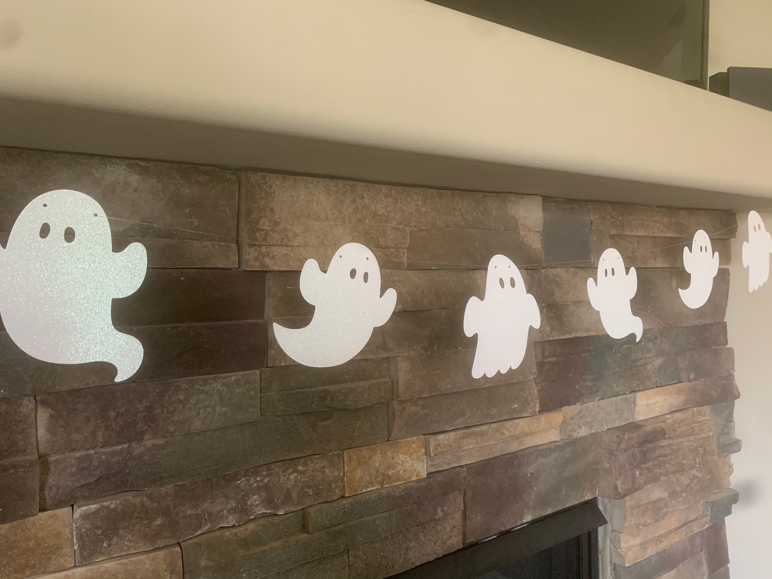 Ghosts Banner Ghosts Garland Ghosts Decorations Halloween - Etsy