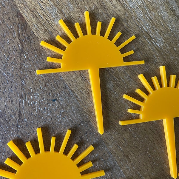 Cupcake Toppers Here Comes the Son Baby Shower - Etsy