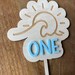 Wave Cake Topper, Beach Themed Cake Topper, Surf Themed First Birthday ...