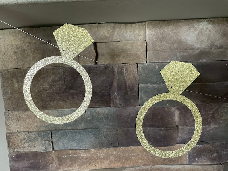 Ring Banner Bachelorette Banner Bachelorette Party - Etsy