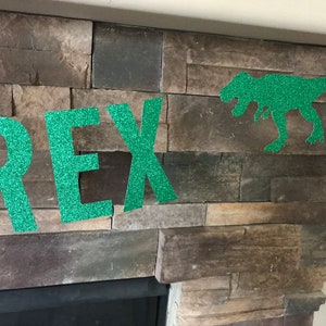 Three Rex Banner / Three Rex / Three Rex Birthday / Dinosaur Birthday ...