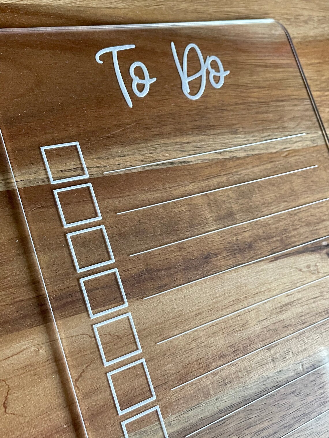 Acrylic Dry Erase to Do List Acrylic to Do List Acrylic to - Etsy