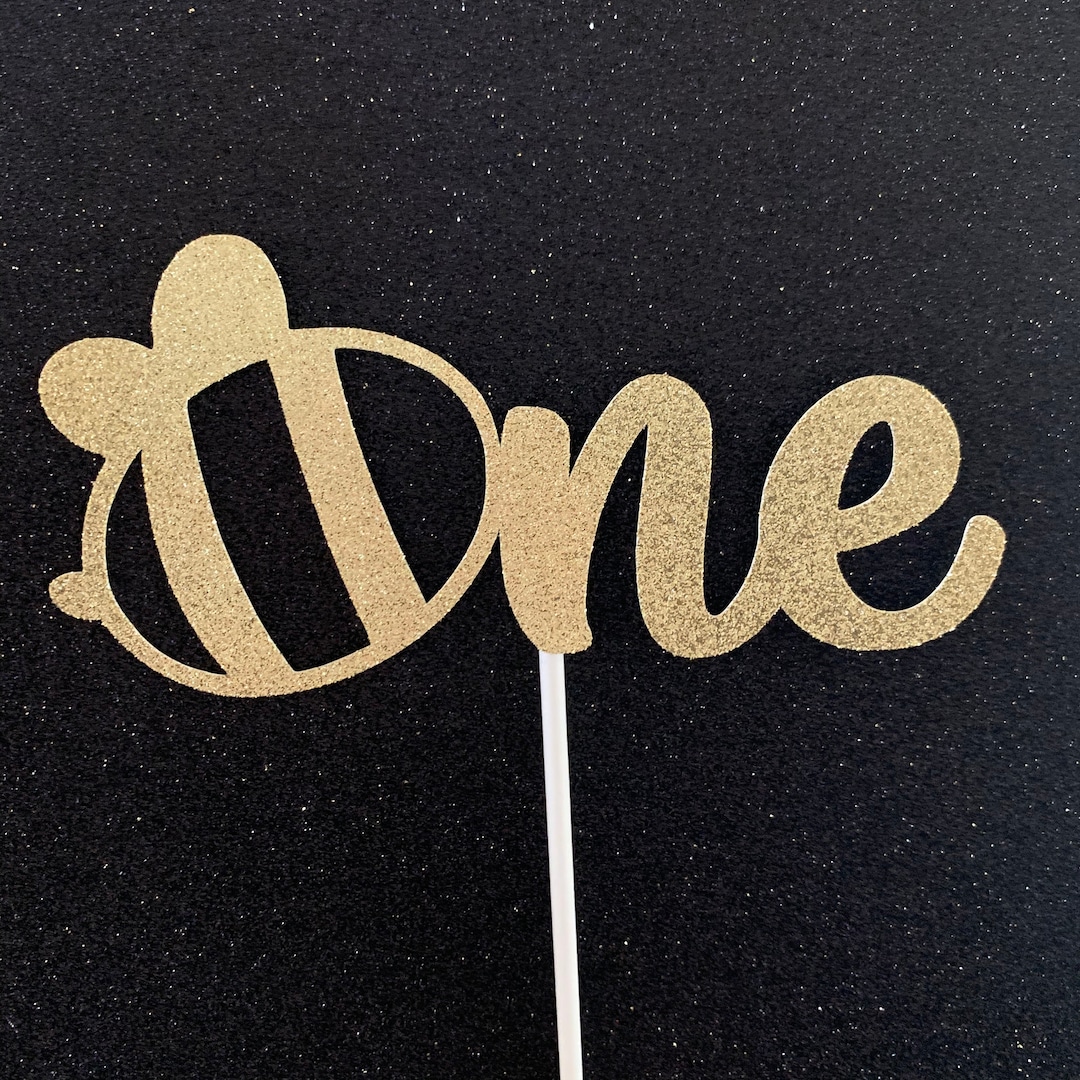 Bee One Cake Topper / Bee One Topper / Bee Smash Cake Topper / - Etsy