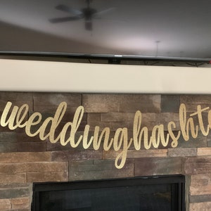 Wedding Hashtag Banner, Custom Hashtag Banner, Custom Wedding Banner ...