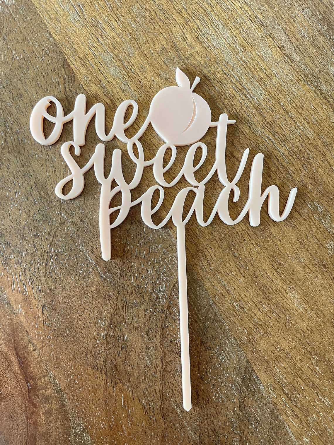 One Sweet Peach Cake Topper One Sweet Peach One Sweet Peach - Etsy