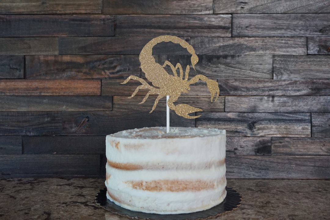Scorpio Cake Topper, Scorpio Birthday Decorations, Scorpio Birthday ...