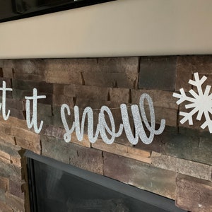 Let It Snow Banner, Happy Holidays Banner, Merry Christmas Banner, Be ...