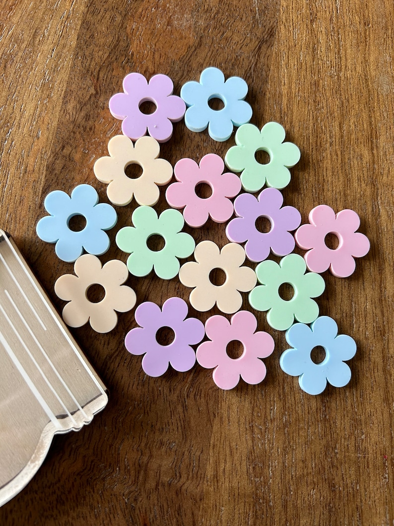 Flower Reward Jar Tokens, Extra Tokens for Reward Jar, Spring Tokens ...